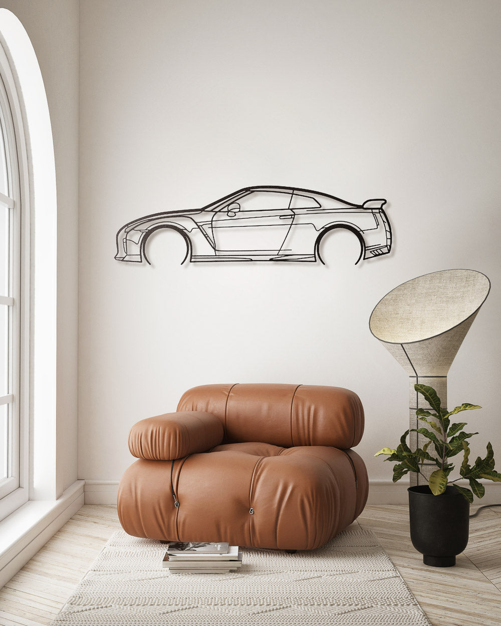 Nos - Nissan GTR R35 - Detailed Design Metal Silhouette – nosofficine